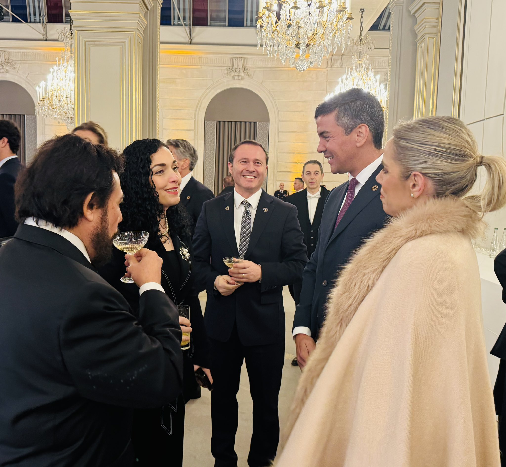 President Vjosa Osmani Meets with Paraguay’s President Santiago Peña ...