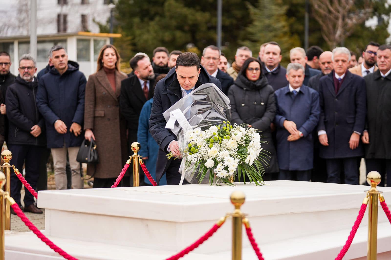 Abdixhiku Pays Tribute at Rugova's Grave: "He Was and Remains the ...