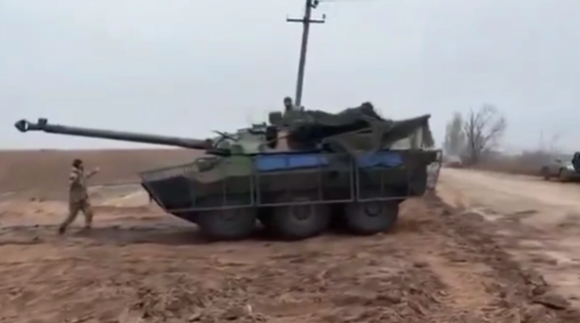 Ukraine Displays French-Donated Tank: Soon to Destroy Russian Invaders ...