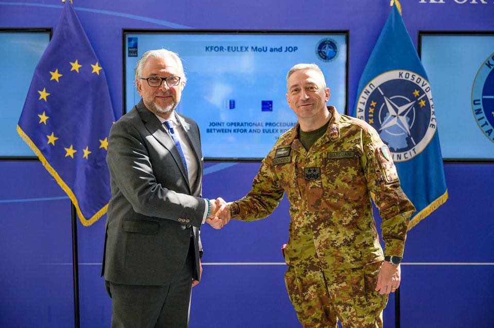 KFOR and EULEX Sign Joint Operations Memorandum to Enhance Security ...