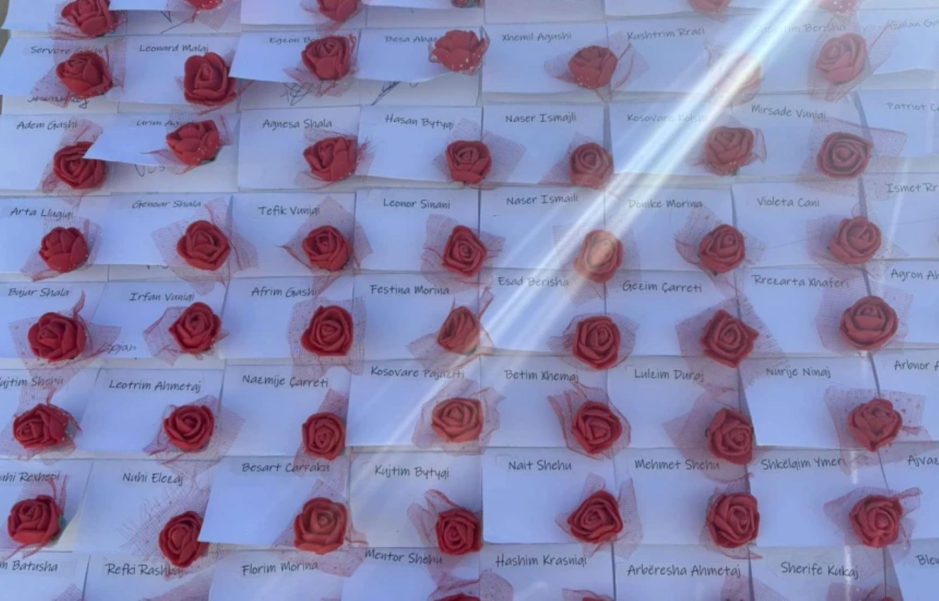 1,432 Names of Children Killed in Kosovo Displayed in Prekaz - Rks News