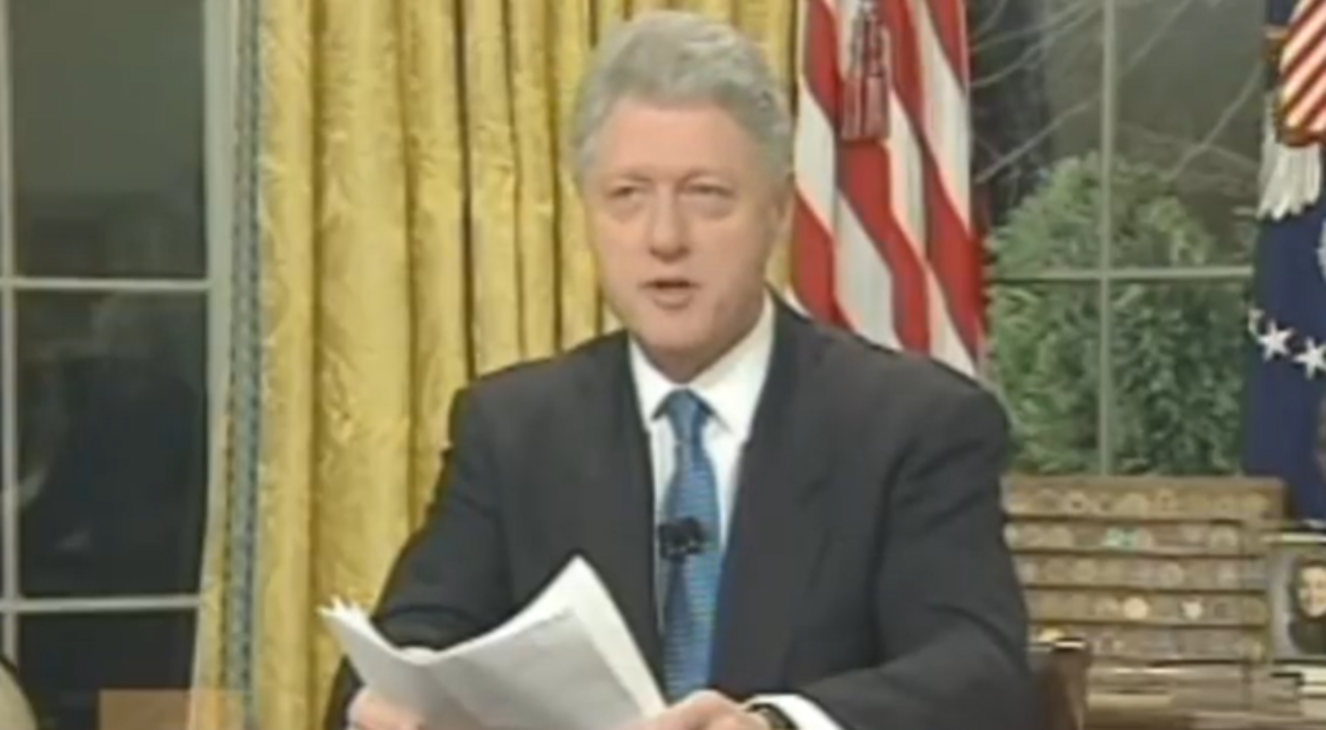 The Moment Bill Clinton Ordered NATO's Bombing of the Serbian Army ...