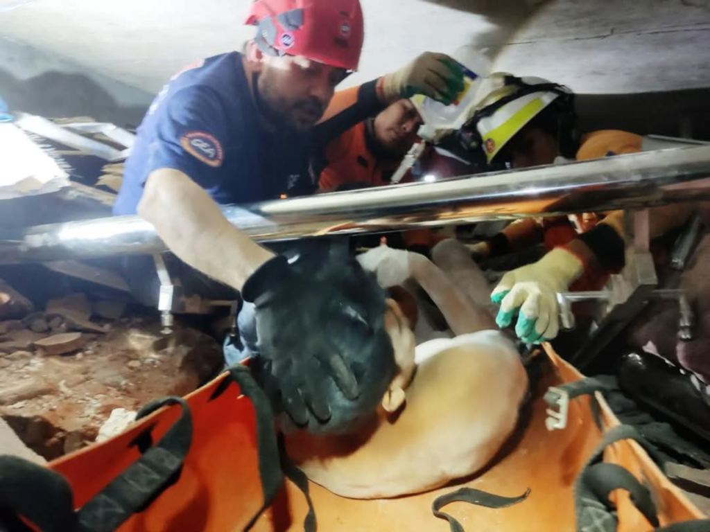 After Five Days Under Rubble, 20-Year-Old Rescued from Collapsed Hotel ...