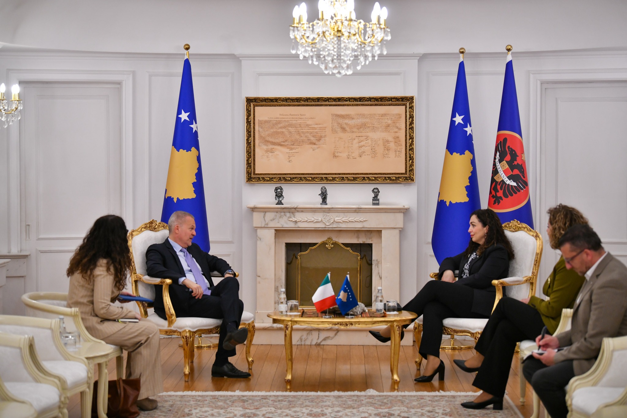 President Osmani Holds Farewell Meeting with Italian Ambassador to ...