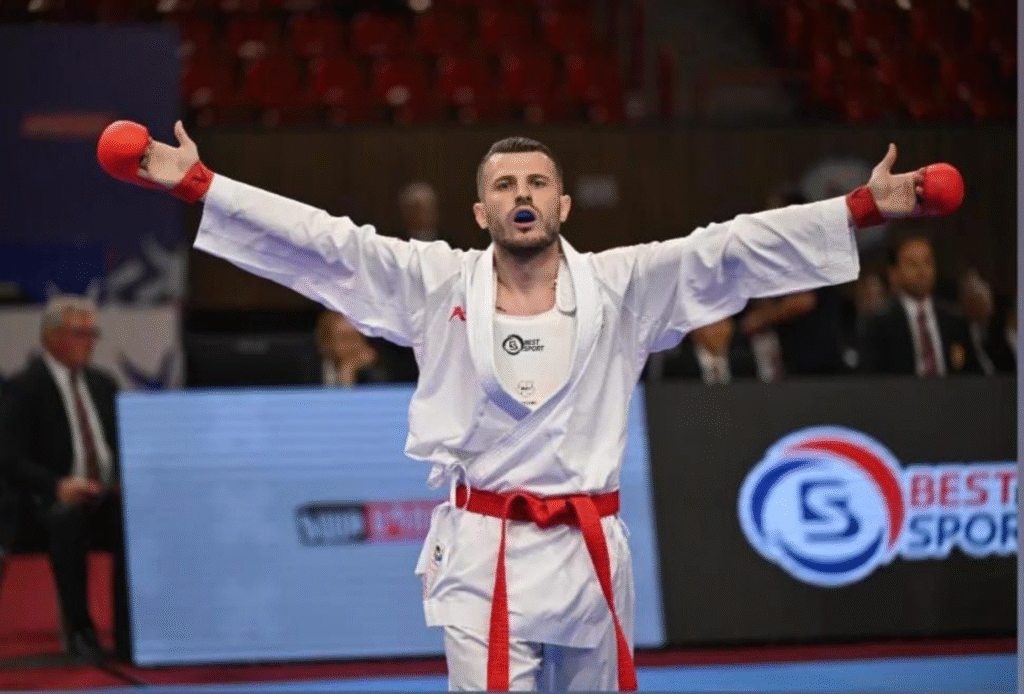 Orges Arifi Reaches European Championship Final, Qualifies for Karate ...