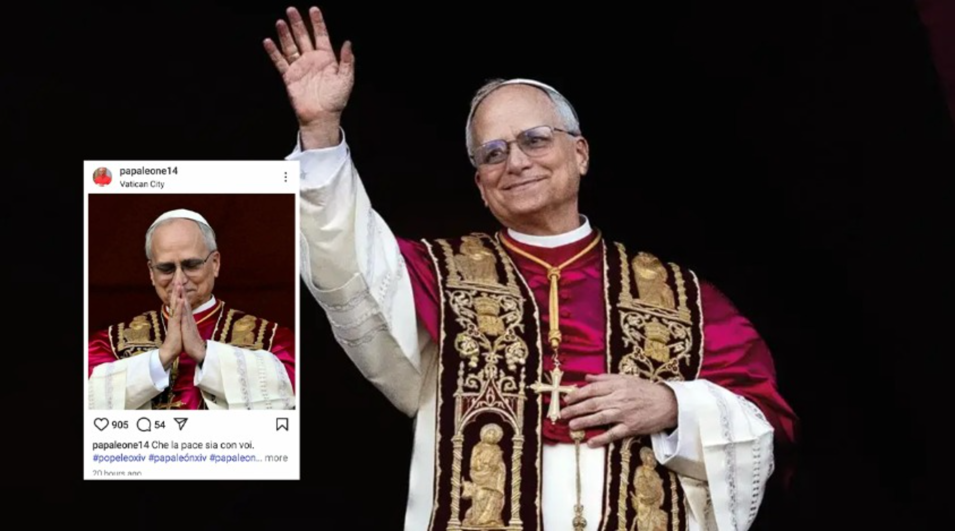 Pope Leo XIV Breaks Record, Posts First Photo on Instagram—12.7 Million ...