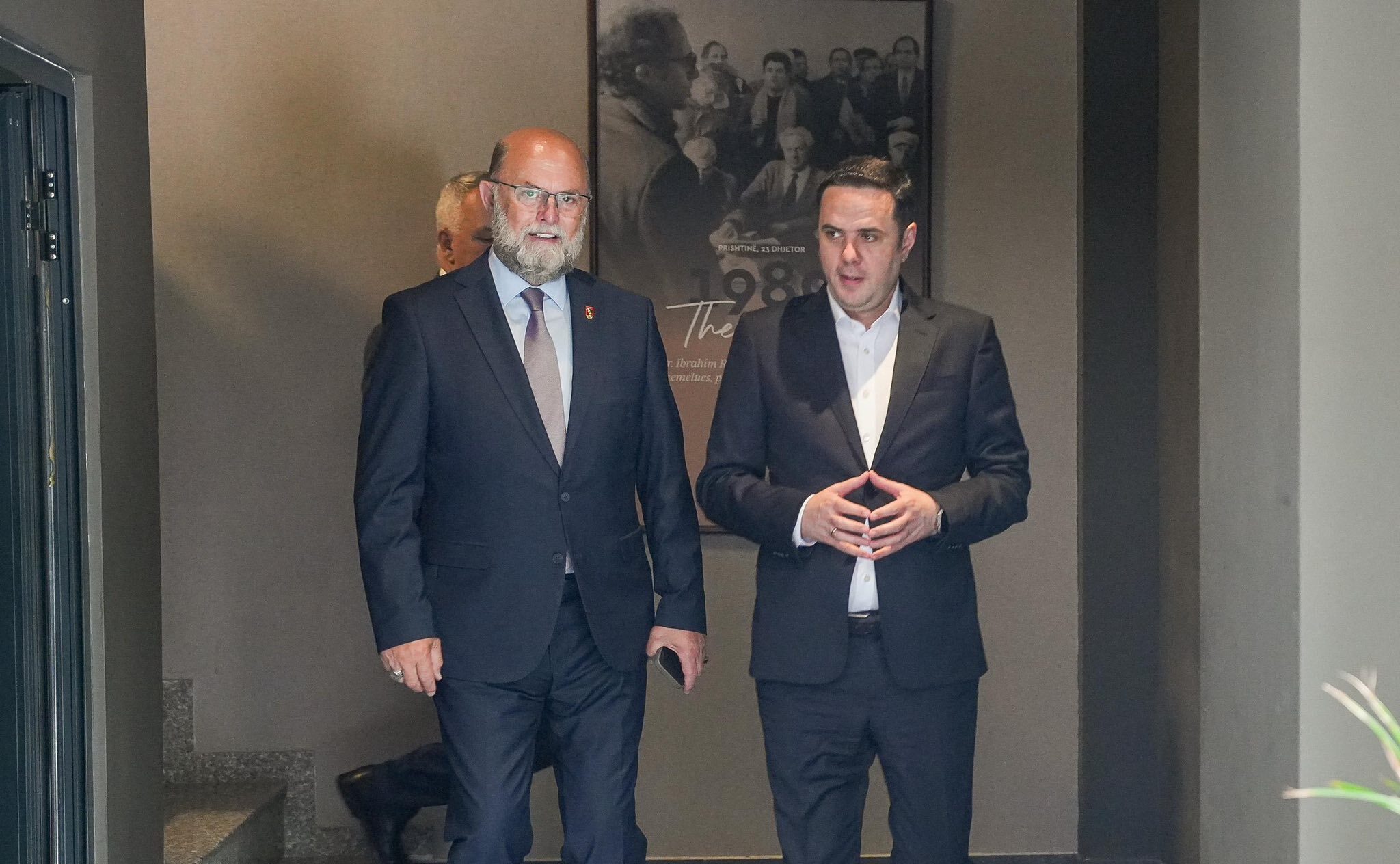 LDK Leader Abdixhiku Meets Albanian Ambassador Malaj, Discuss Political ...