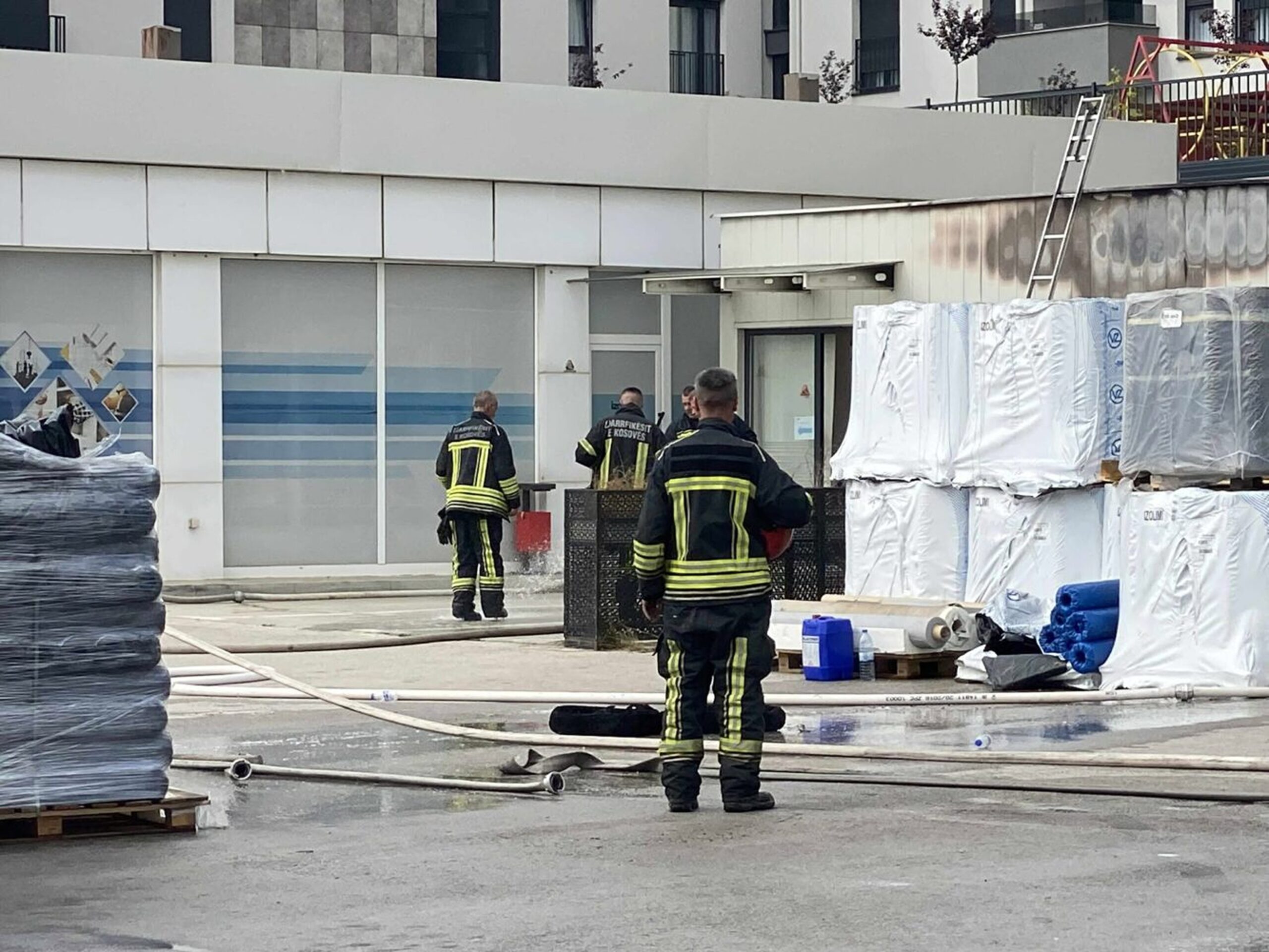 Rrustemi: No Injuries from Fire Near "Ismeti Roundabout", Firefighters ...