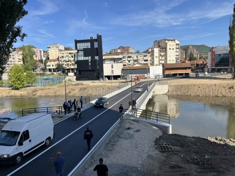 New Bridge Over the Ibër River Opens for Traffic in Mitrovica - Rks News