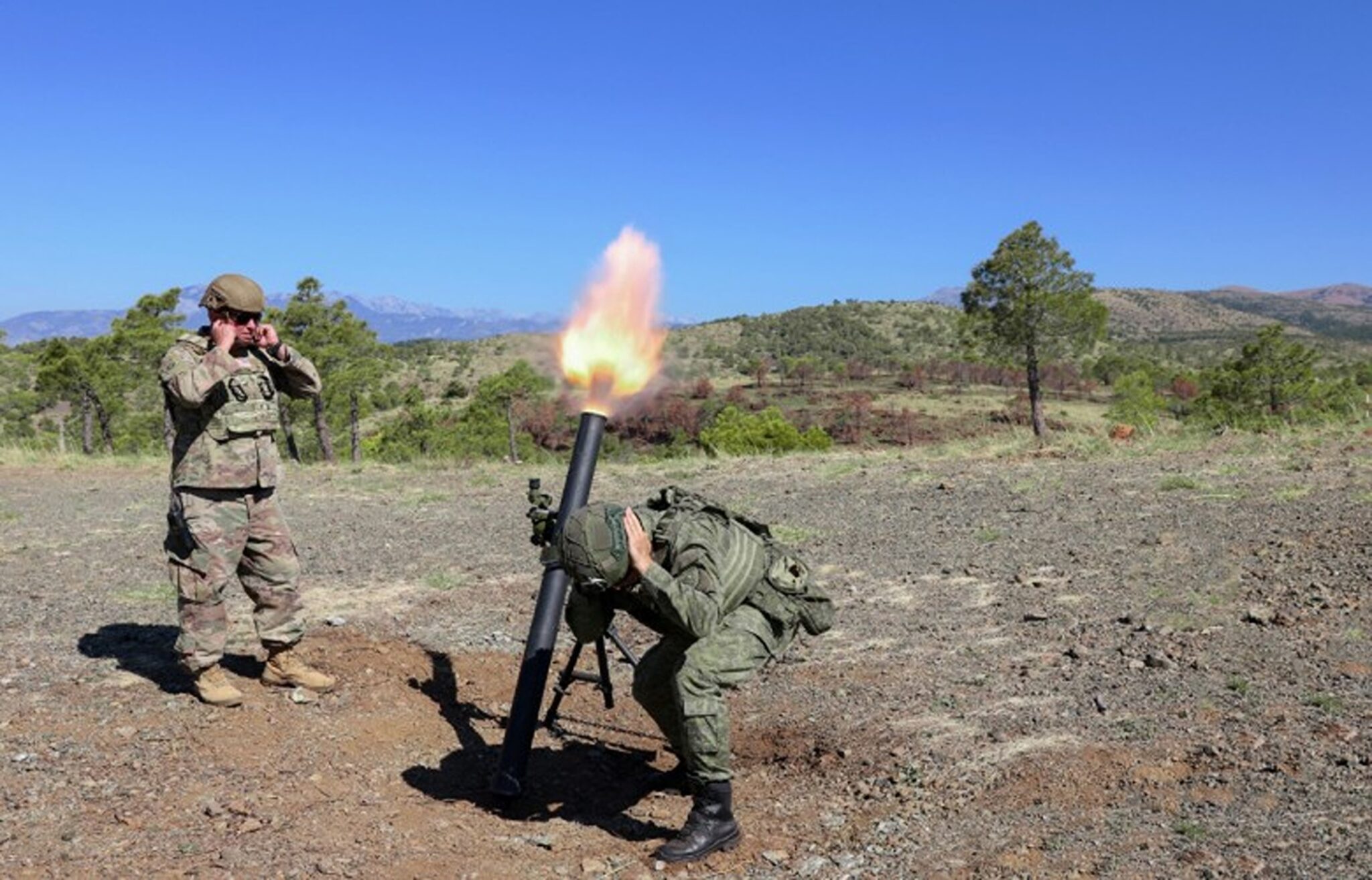 KSF Conducts Tactical Mortar Firing Training - Rks News