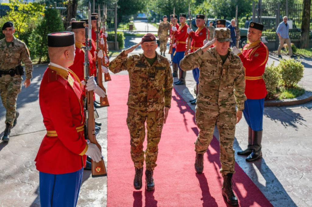 KFOR Commander Visits Montenegro’s Ministry of Defense - Rks News