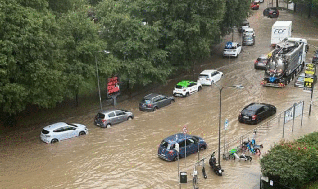Severe Weather Hits Northern Italy: Storms and Flooding in Milan - Rks News