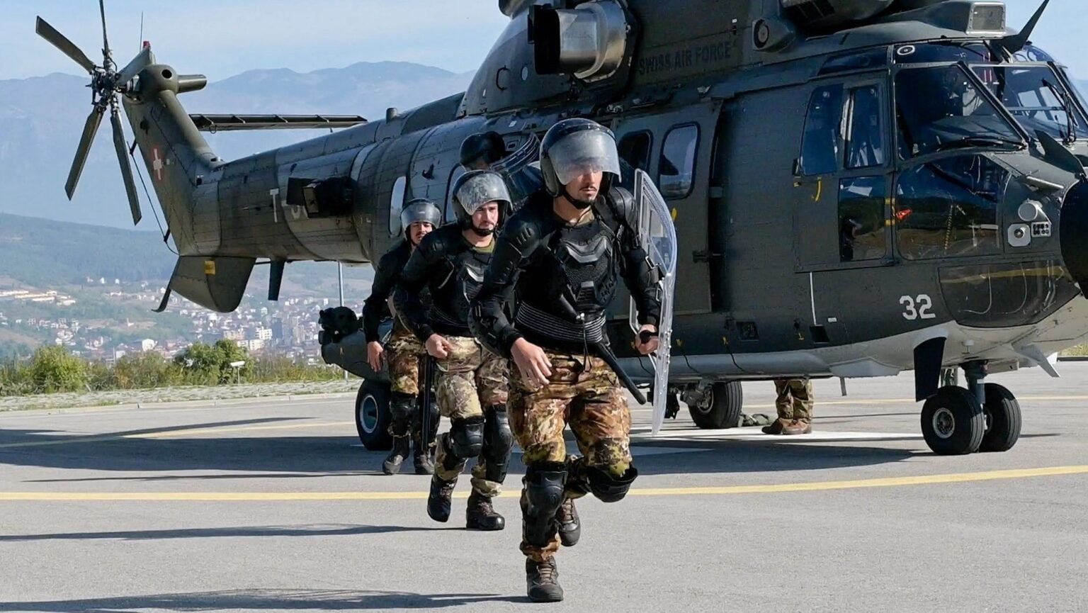 Italian KFOR Soldiers Conduct Live Helicopter Exercise in Kosovo - Rks News