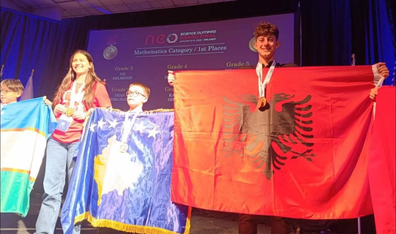 Albanian Genius Wins Two Medals at U.S. Science Olympiad - Rks News