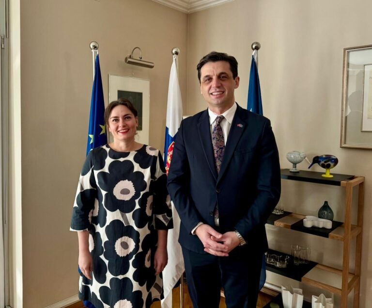 Finnish Ambassador Laaksonen Meets Hodaj to Strengthen Nordic ...