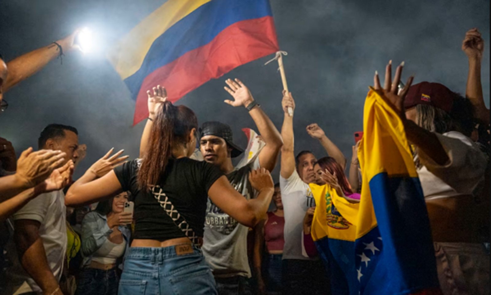 Mixed Celebrations and Protests in Venezuela Following Maduro’s Capture ...