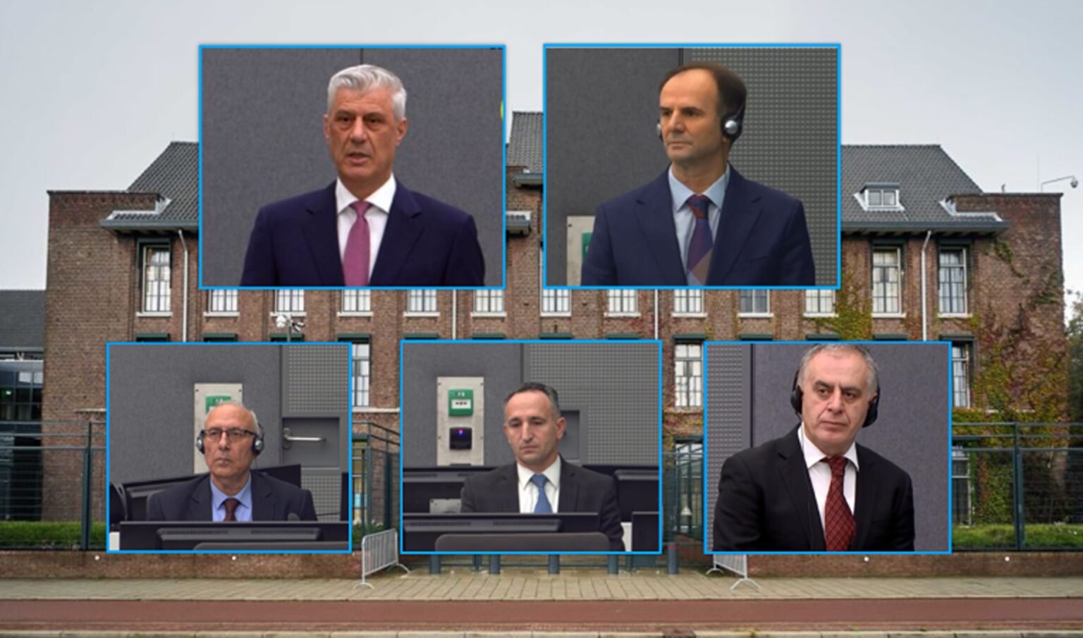 “The trial for Thaçi and others continues today at the Special Court ...