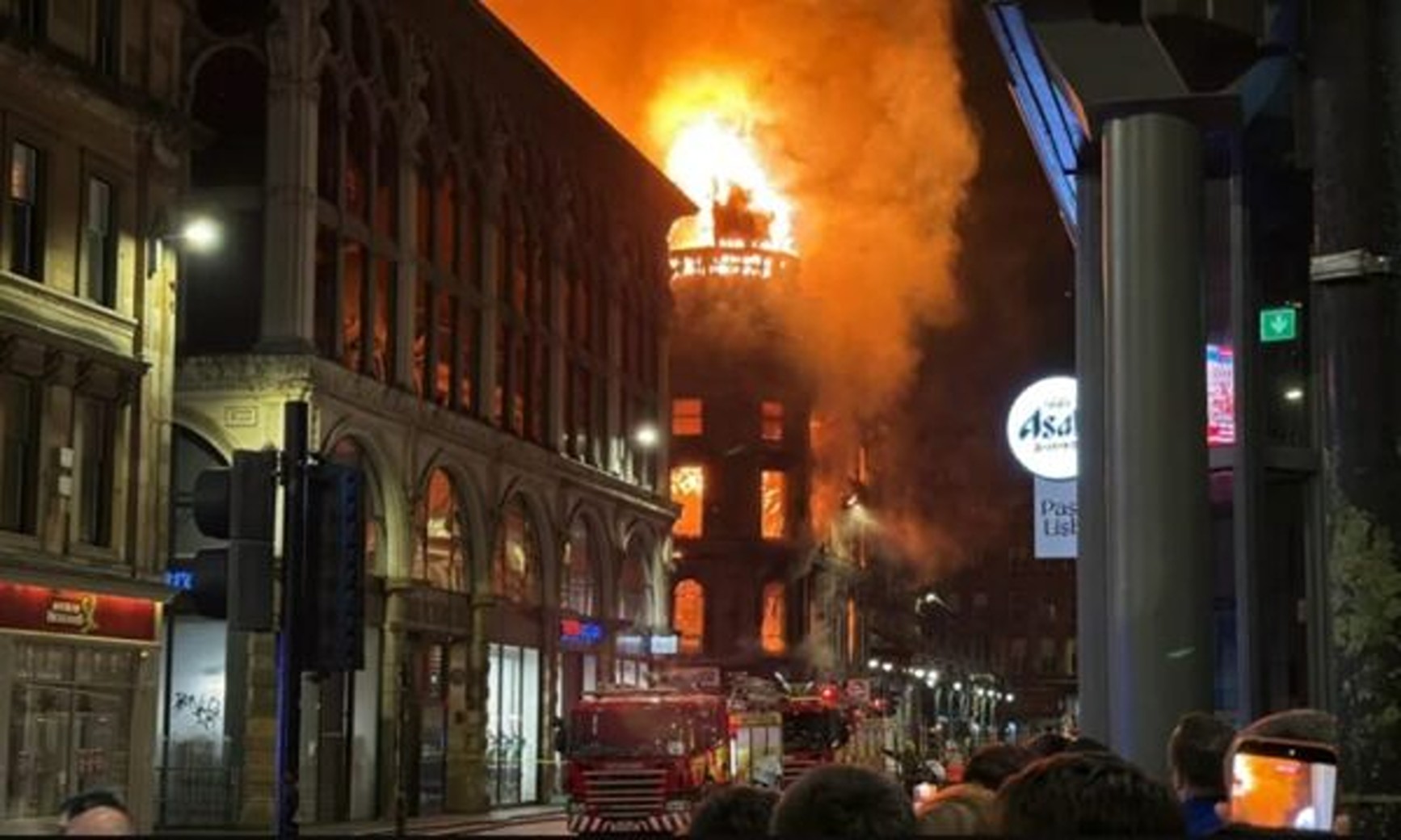 Massive Fire in Glasgow City Centre Causes Chaos at Scotland’s Busiest ...